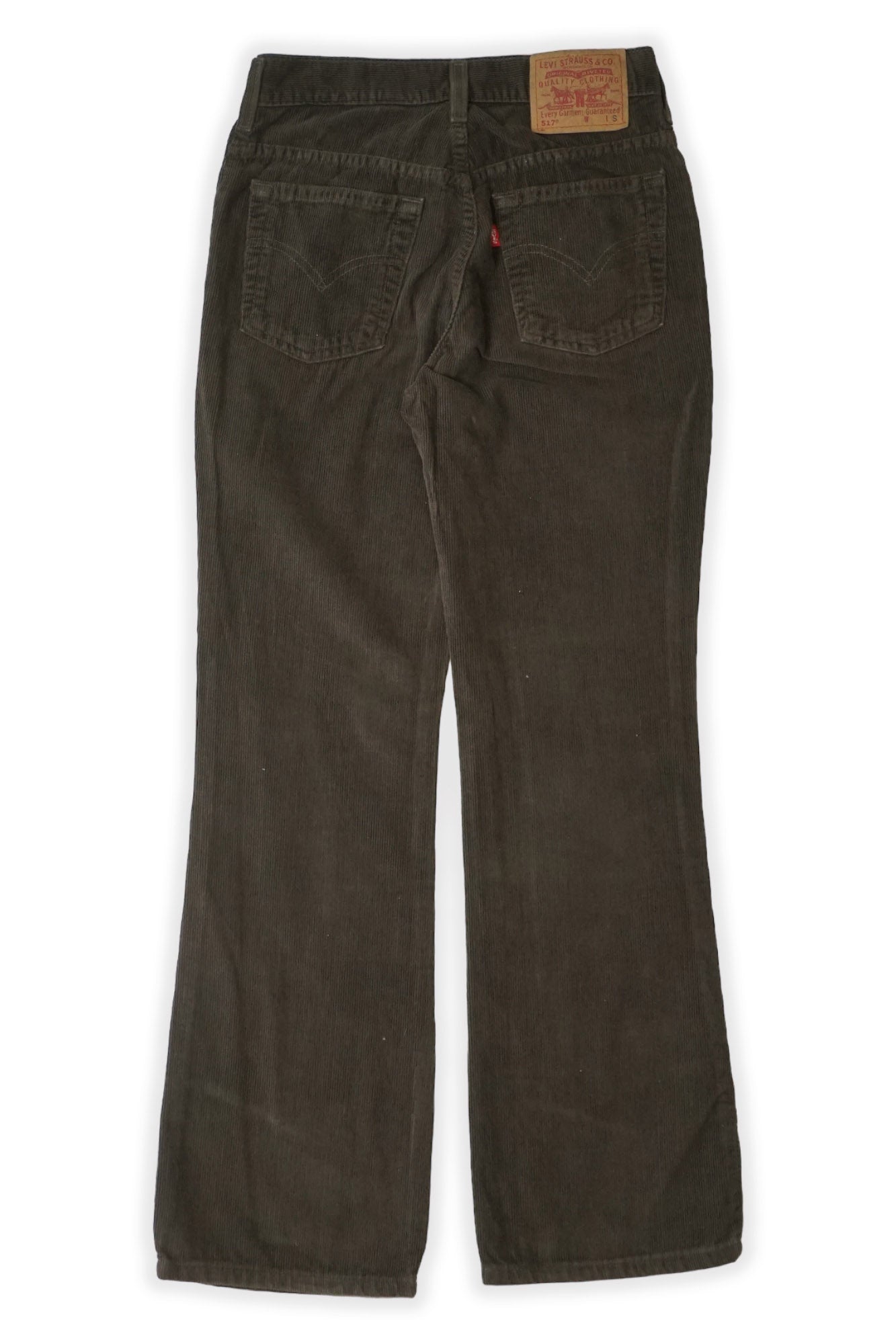 Vintage 90s Levis 517 Brown Boot Cut Corduroy Trousers Atlas Vintage