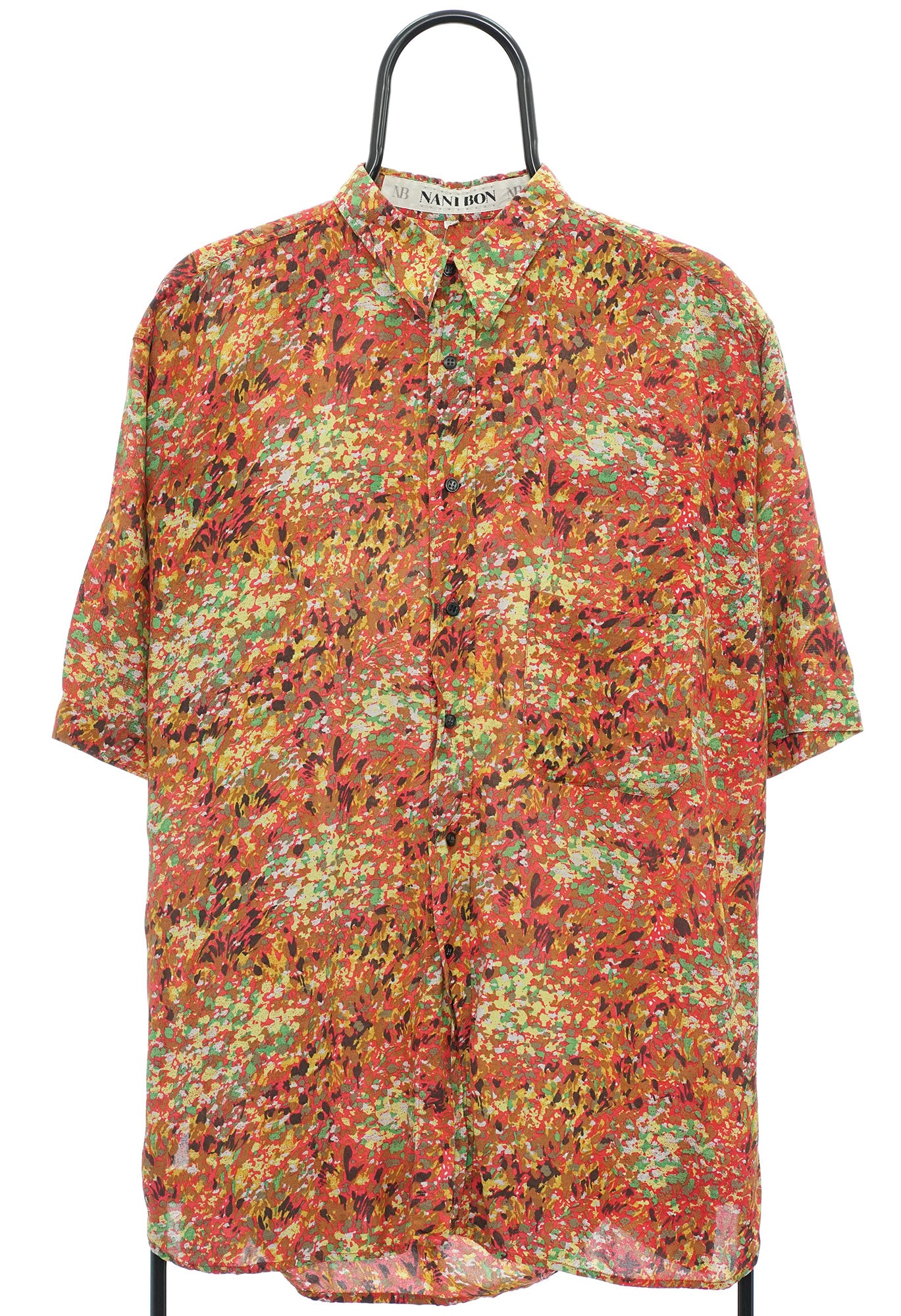 Vintage Nani Bon Red All Over Patterned Shirt– Atlas Vintage